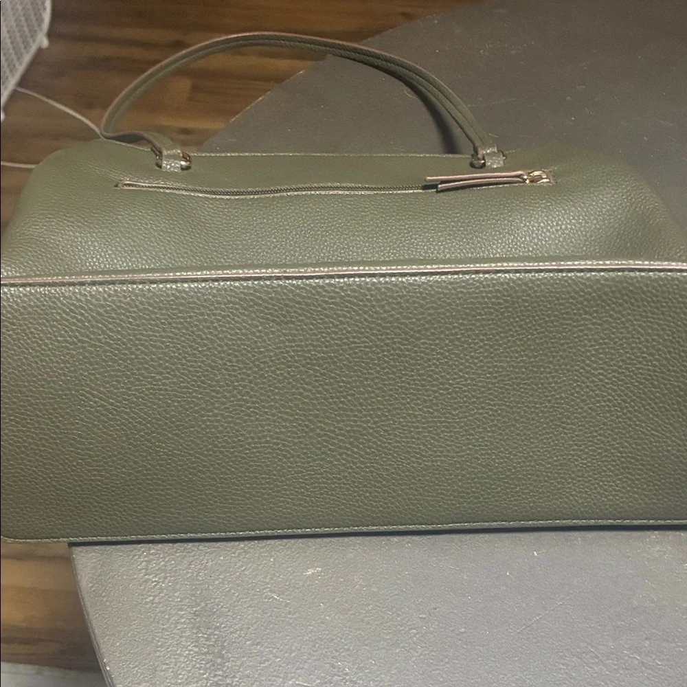 Anne Klein | Bags | Olive Green Anne Klein Leather Handbag | Poshmark